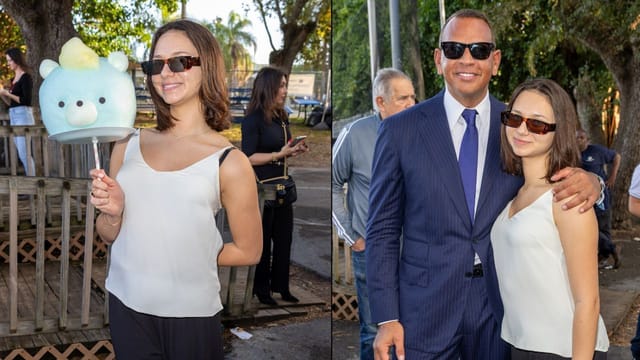 Alex Rodriguez's daughter Natasha turns up glamor with strapless white ...