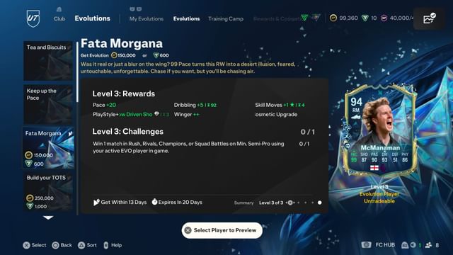 EA FC 25 Fata Morgana Evolution guide: Best players to use, all upgrades, requirements, and more