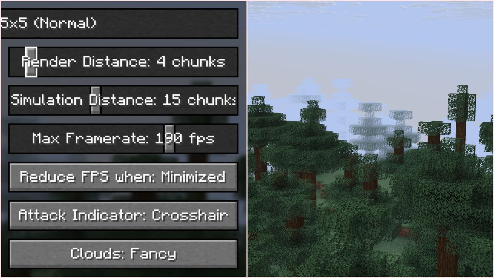 How to experience new fog in Minecraft