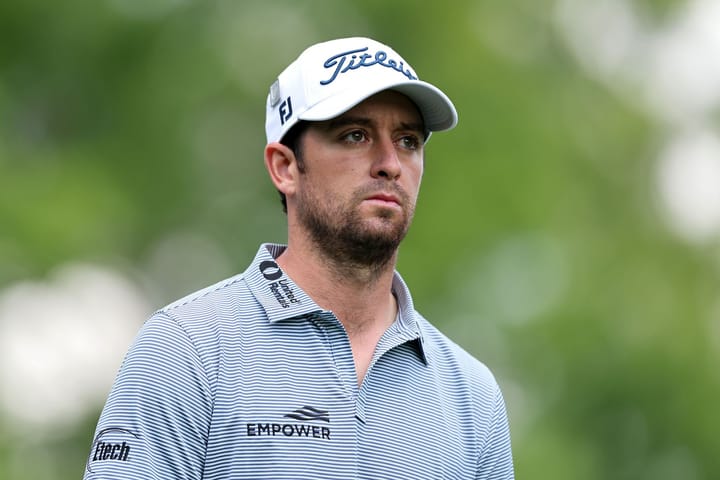 Why did Davis Riley call a two-stroke penalty on himself in Round 2 of ...