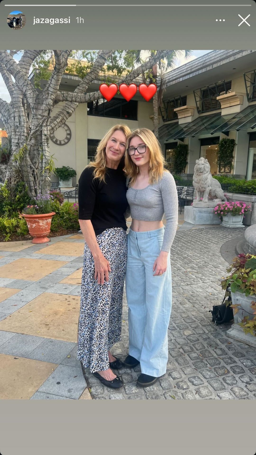 Andre Agassi & Steffi Graf's daughter Jaz shares rare photo with the ...