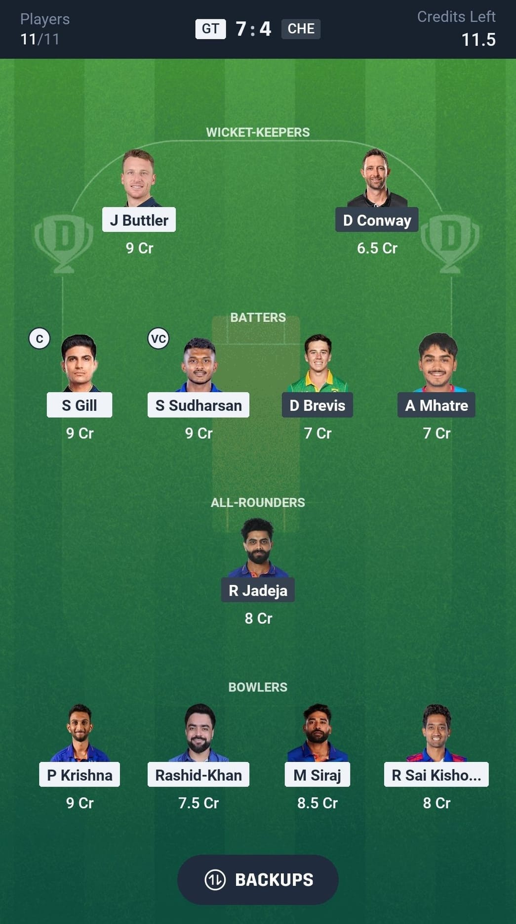Dream11: GT vs CHE Dream11 Prediction: Fantasy Cricket Tips, Today's Playing 11 and Pitch Report ...