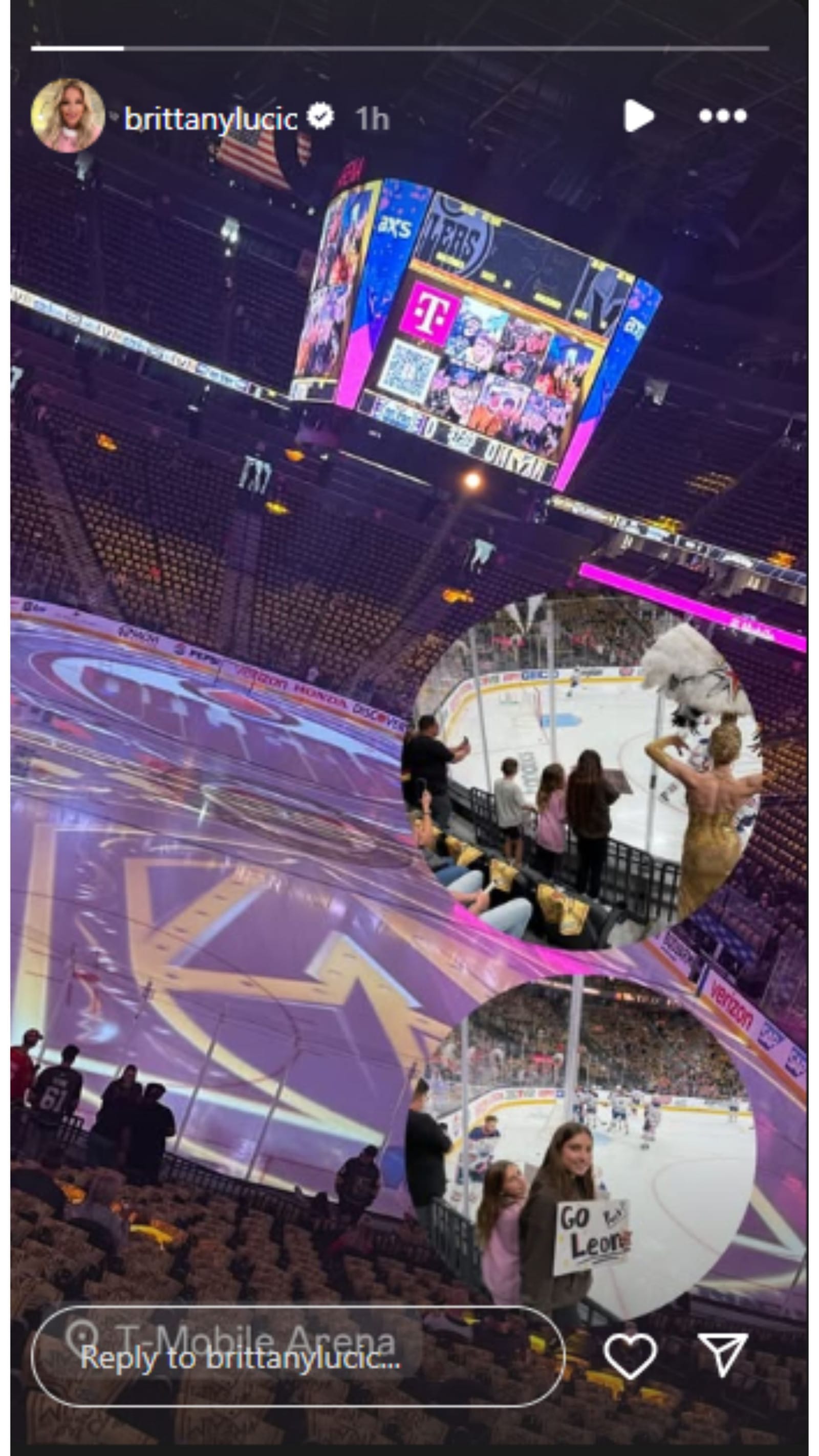 Milan Lucic’s daughter Valentina cheers on Leon Draisaitl with 3-word ...