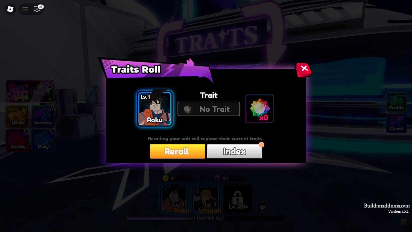 Anime Saga Traits tier list