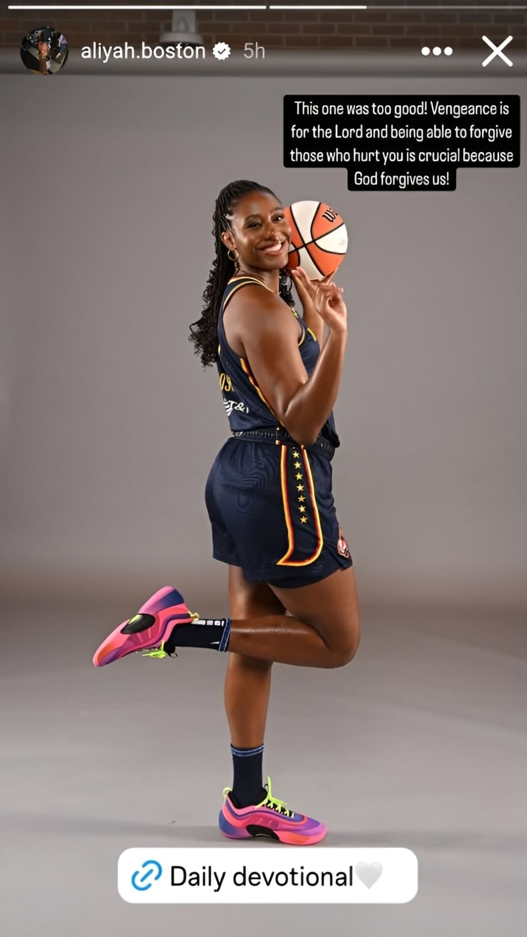 "Vengeance is for the Lord”: Aliyah Boston shares cryptic message as Fever hit with racial ...