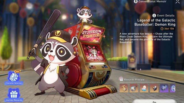 Honkai Star Rail Legend of the Galactic Baseballer Demon King event guide