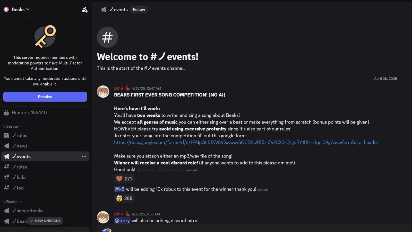 How to join the official Beaks Discord/Trello