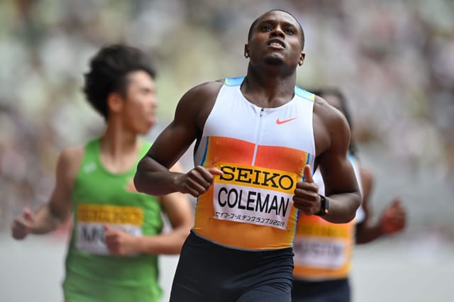 After defeating Christian Coleman, 19-year-old Christian Miller makes ...