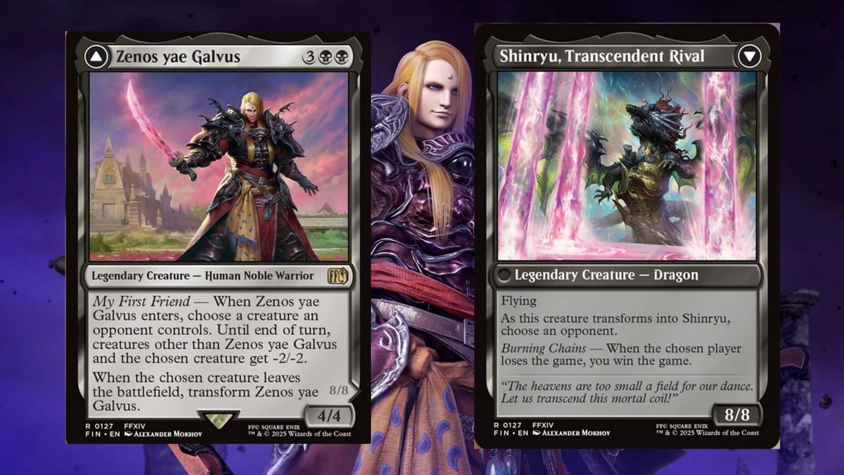 MTG x Final Fantasy reveals FF14 antagonist Zenos yae Galvus, who has the perfect way to win ...