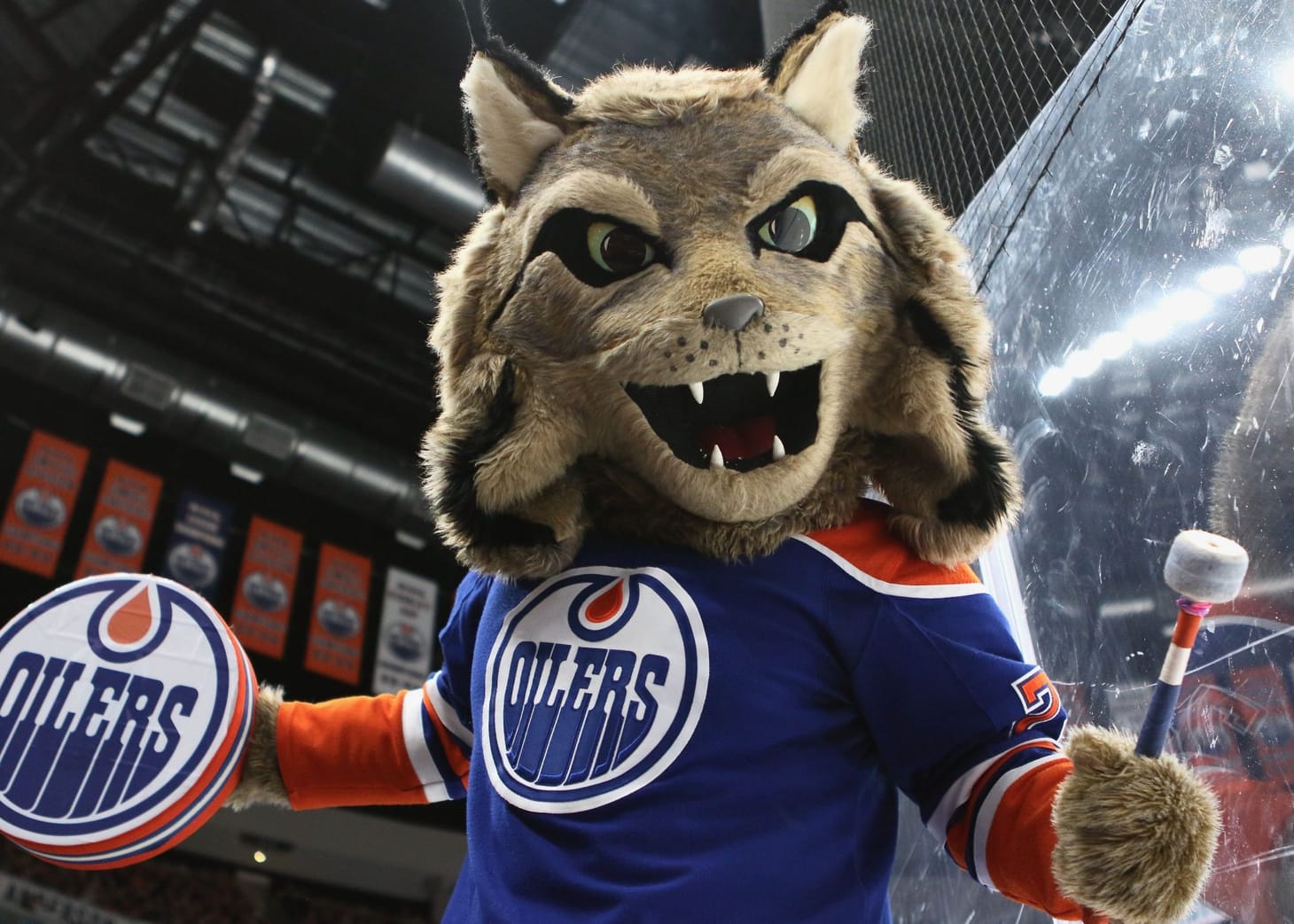Who is Edmonton Oilers Mascot Hunter?