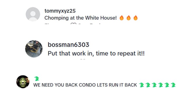 Alex Condon's attempt at recreating Joe Burrow, LSU's 2019 White House ...