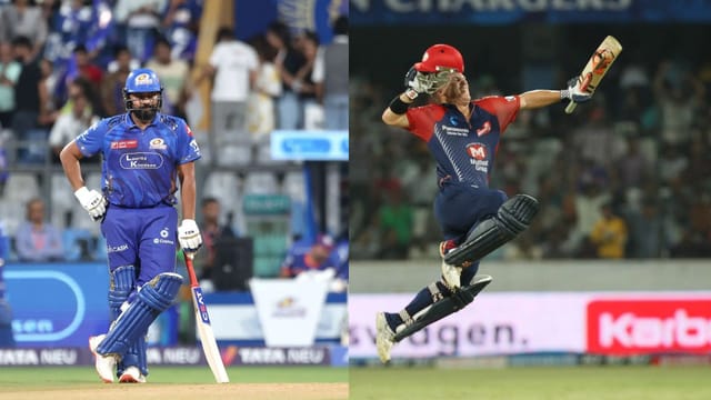 Rohit Sharma vs David Warner - comparing their stats after 184 IPL matches