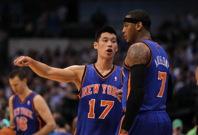 Knicks legends Carmelo Anthony and Amare'e Stoudamire explain Jeremy Lin's meteoric 'Linsanity ...