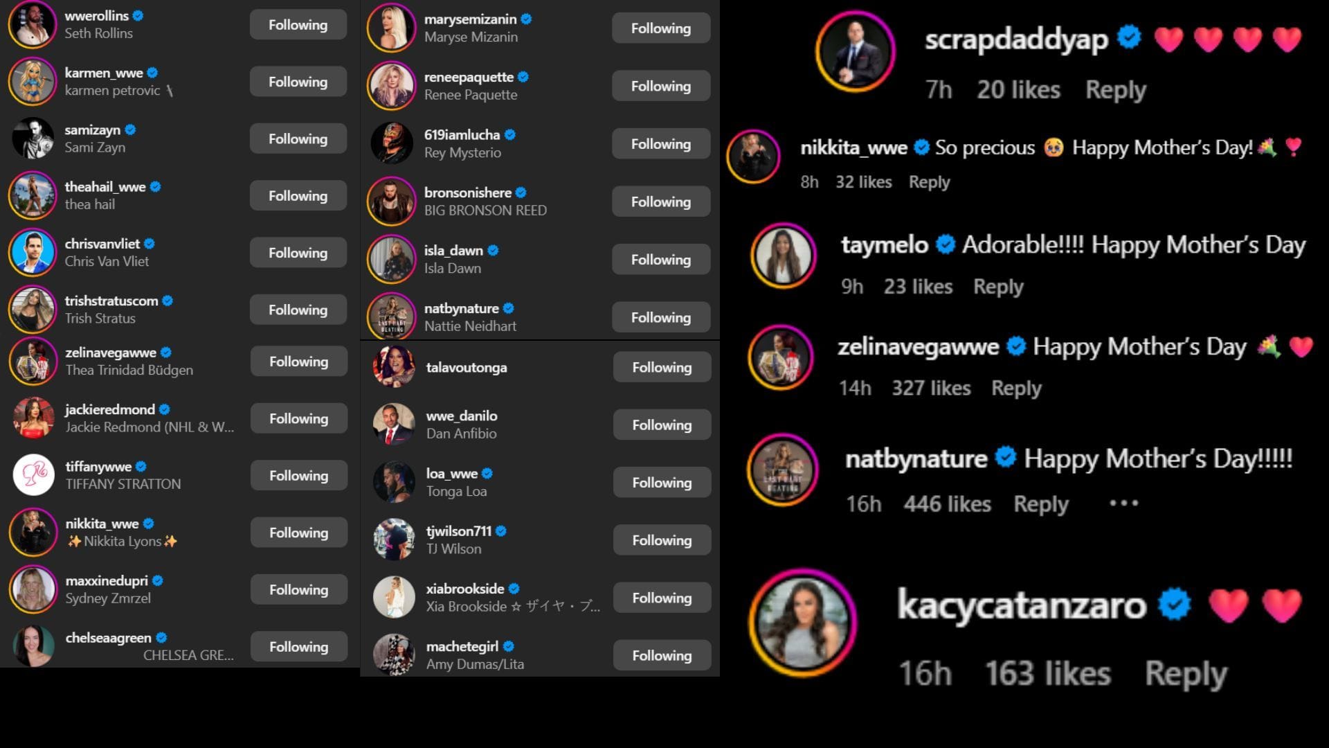 Seth Rollins, Trish Stratus, Tonga Loa, and other current/former WWE stars react to Becky Lynch ...