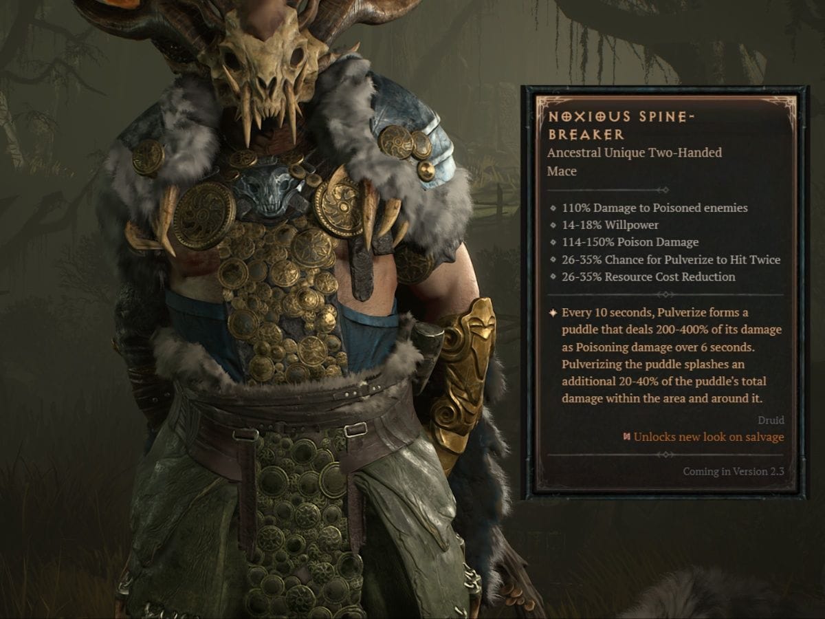 Diablo 4 Season 9: All new Uniques