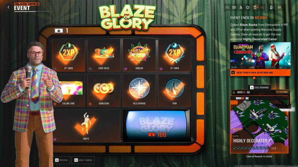 Blaze of Glory event in Black Ops 6 and Warzone: All rewards and how to get them