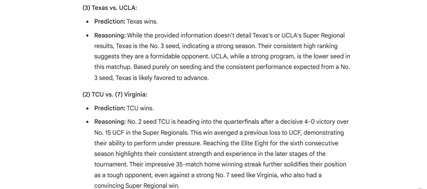 NCAA DI Men's Tennis Championships 2025 Quarterfinals: Here's how AI ...