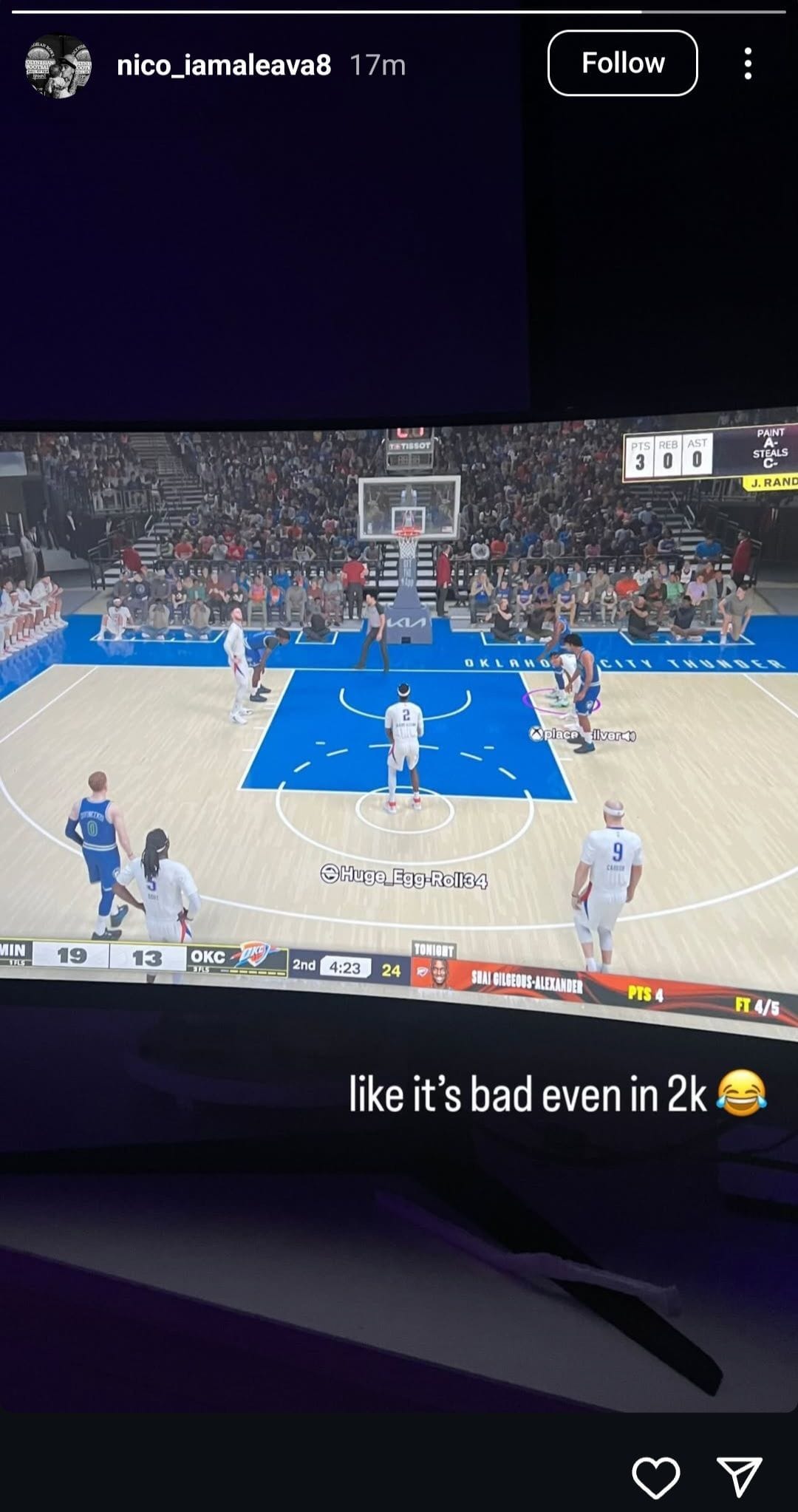 Nico Iamaleava takes a cheeky dig at Shai Gilgeous-Alexander’s foul drama