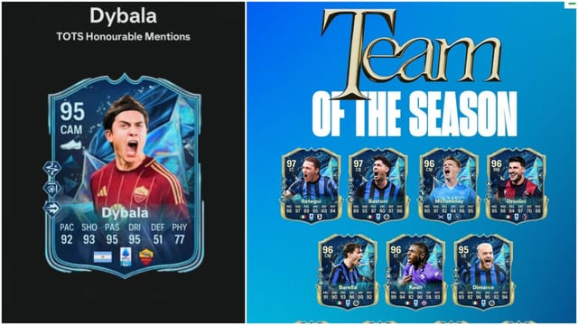 EA FC 25 Paulo Dybala TOTS Honourable Mentions SBC: All tasks and cheapest solutions