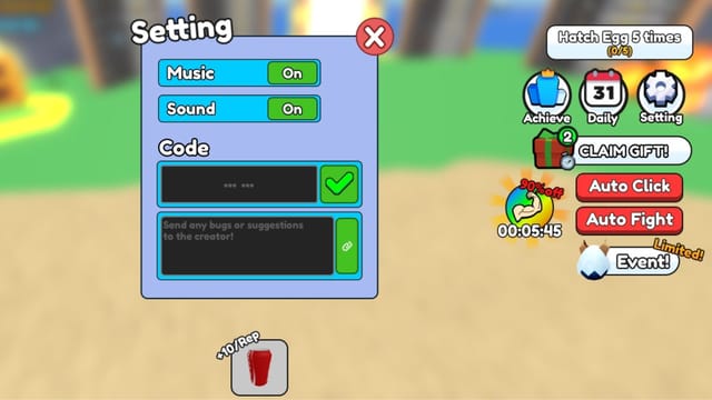 Workout To Impress Girls codes (May 2025)