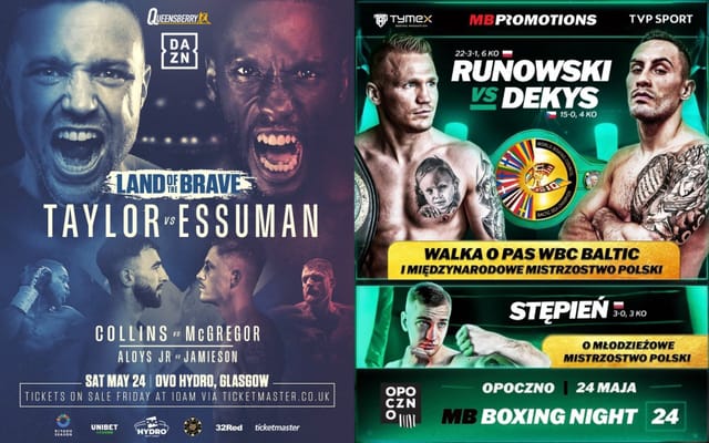 Boxing tonight: Boxing tonight (May 24, 2025): What are the fights ...