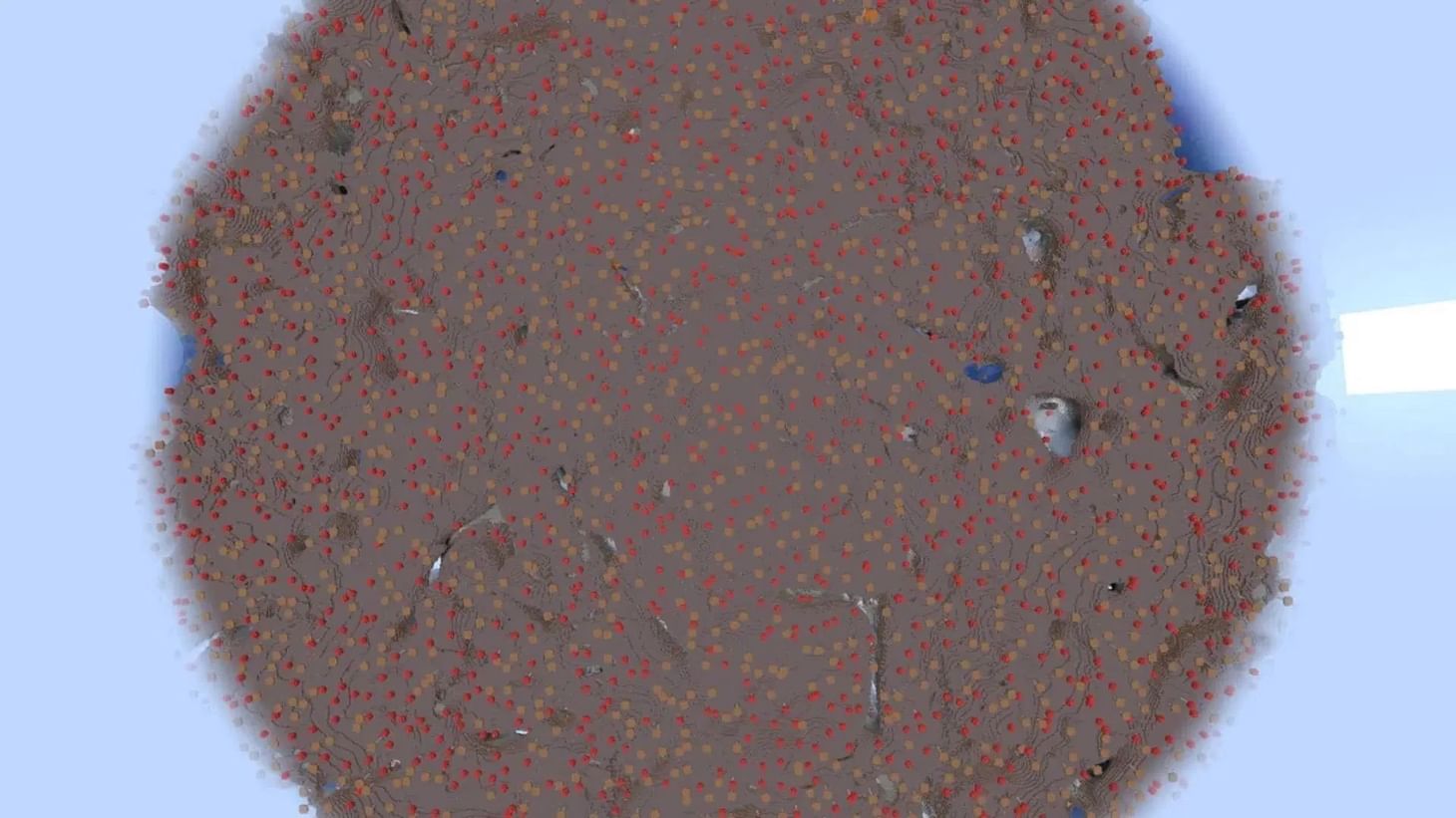 Minecraft player discovers the largest mushroom island yet, spanning 6. ...