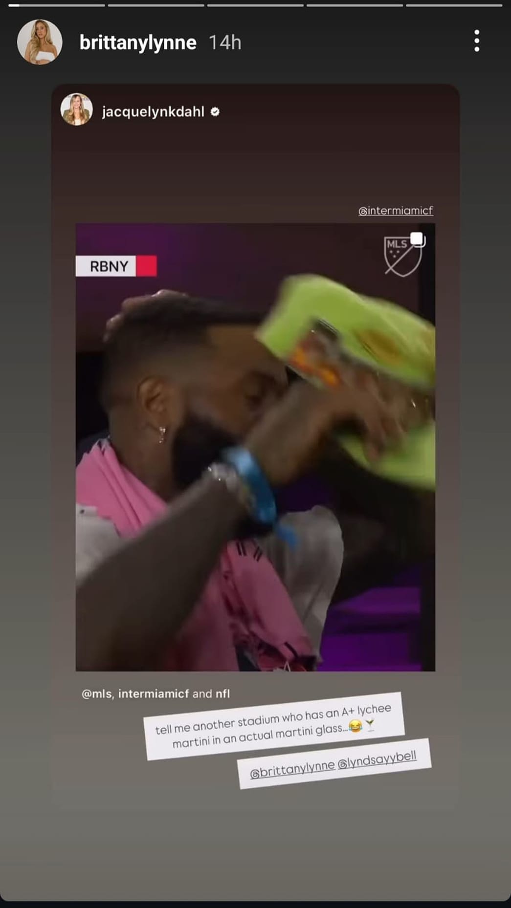 Patrick Mahomes and Odell Beckham Jr crack up as Brittany’s martini ...