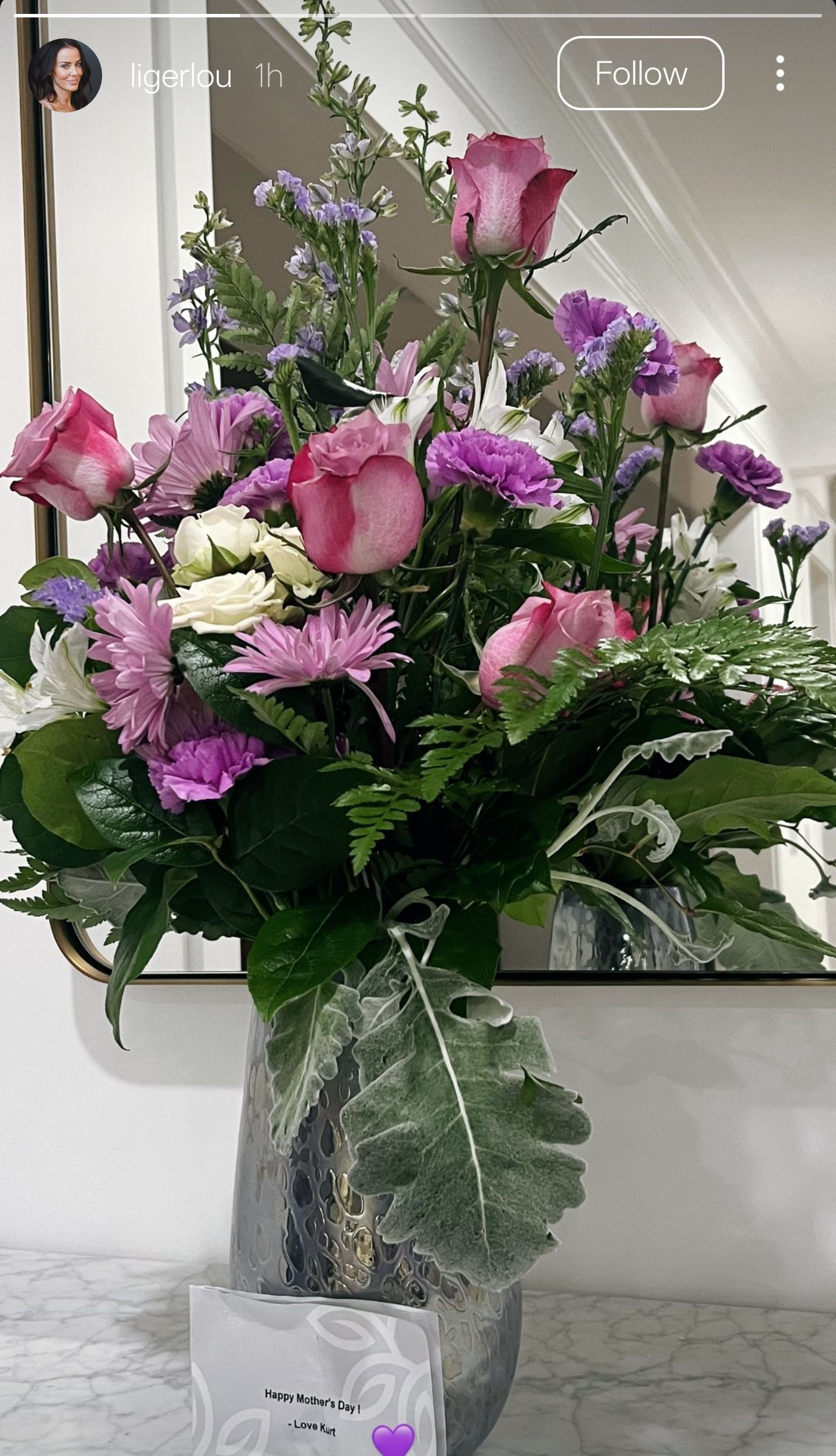 PHOTO: Lyda Moore shares heartfelt Mother's Day gift from Kurt Busch on ...