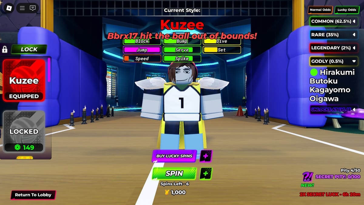 How to unlock Hirakumi in Volleyball Legends