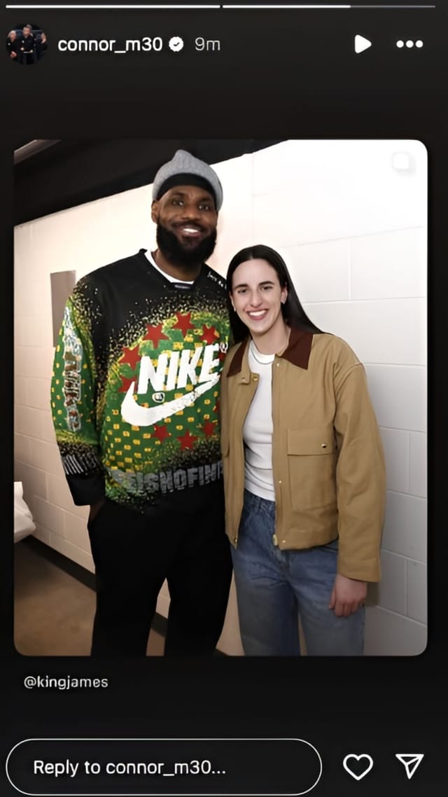 Caitlin Clark's boyfriend Connor McCaffery spotted courtside as Fever ...