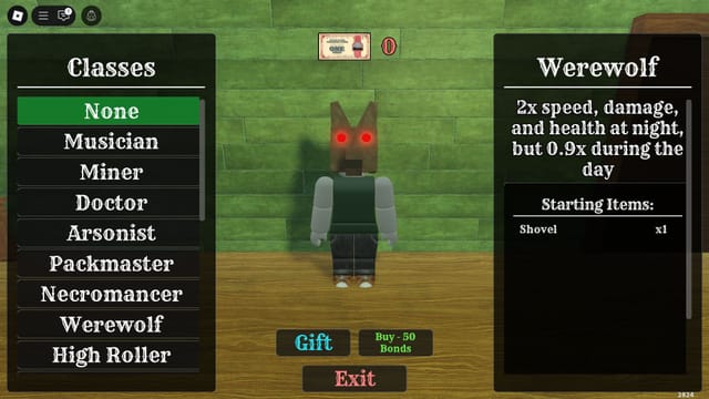 Dead Rails Classes tier list