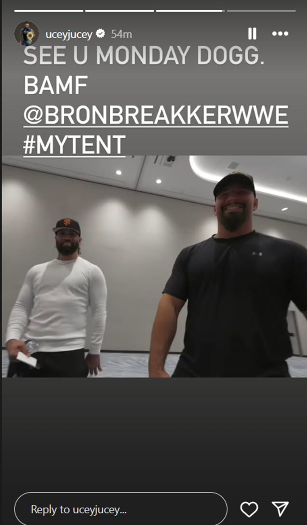 WWE: Jey Uso breaks character to hand Bron Breakker a new nickname ...
