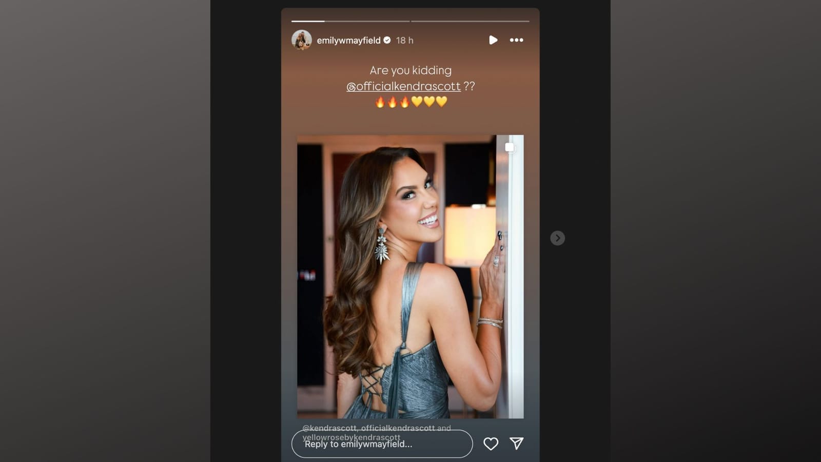 2 days after Kendra Scott hard launches Zac Brown, Baker Mayfield's wife shares 3-word reaction ...