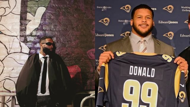 Odell Beckham Jr. drops 4-word message for Super Bowl pal Aaron Donald ...