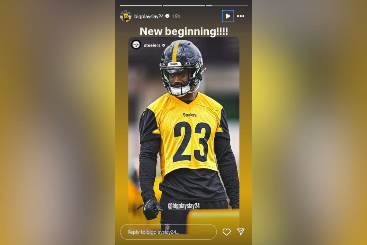 Steelers’ new star Darius Slay kicks off journey with 2-word message