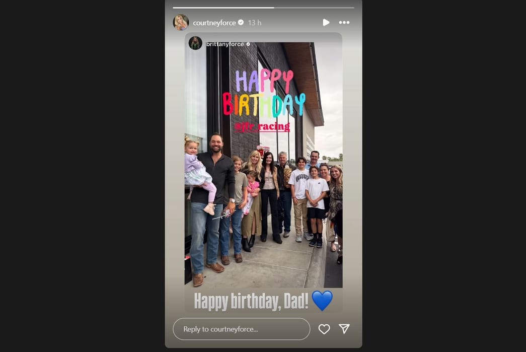 Courtney and Brittany Force share a sweet birthday photo with father ...