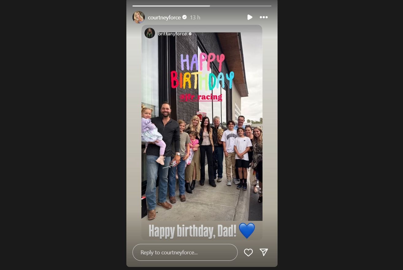 Courtney and Brittany Force share a sweet birthday photo with father ...