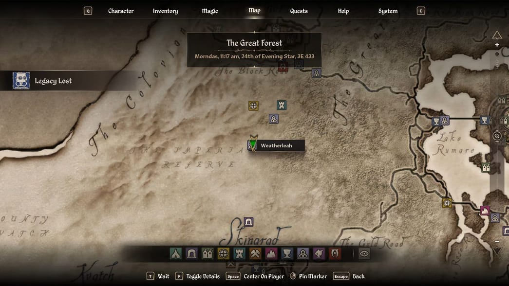 Oblivion Remastered walkthrough: How to complete Legacy Lost side quest