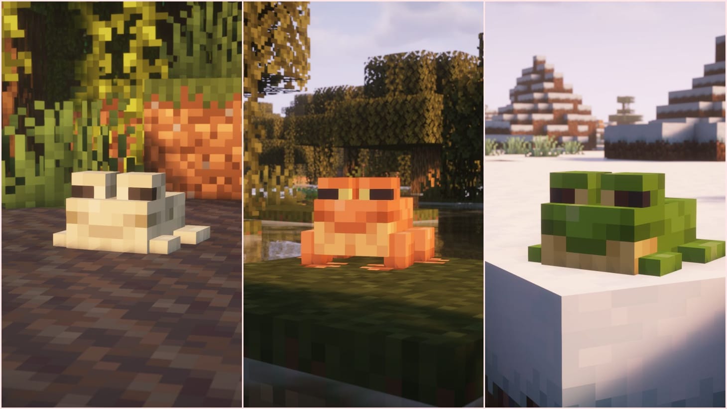 Minecraft Frog guide: Spawning, breeding, and behavior