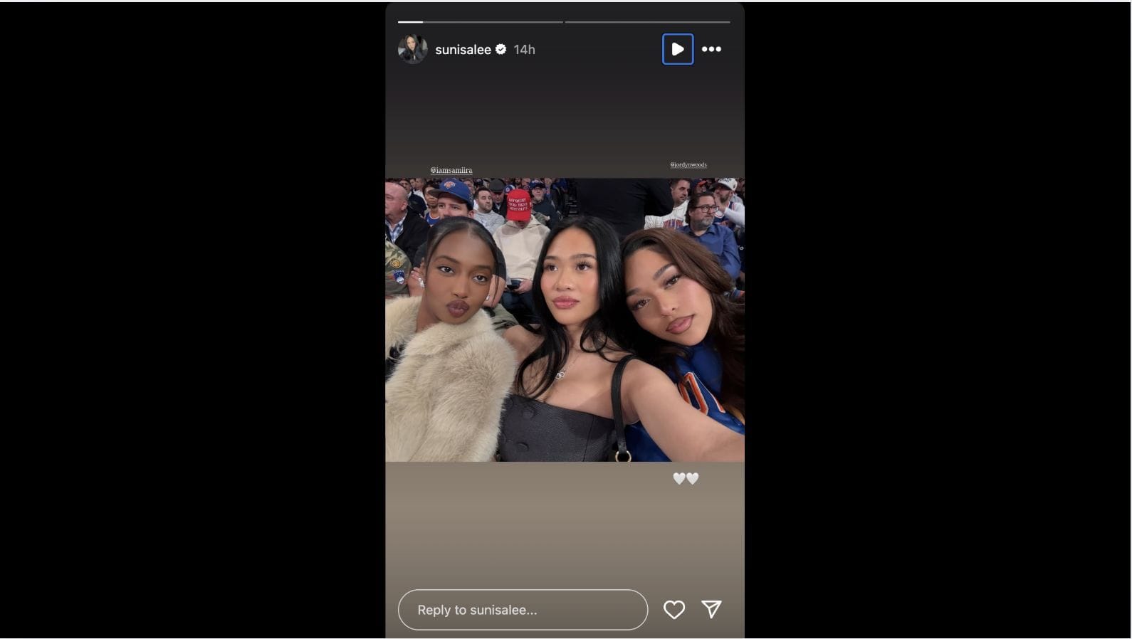 Knicks fan Sunisa Lee flaunts $1,950 silver ring in courtside MSG ...