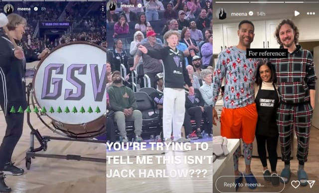 Kamala Harris' niece shocked by Brandin Podziemski’s uncanny ...