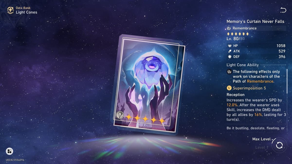 Best Hyacine build in Honkai Star Rail: Light Cones, relics, stats ...