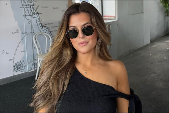 Viral CBS Miami reporter Trish Christakis spotted at the F1 Miami GP