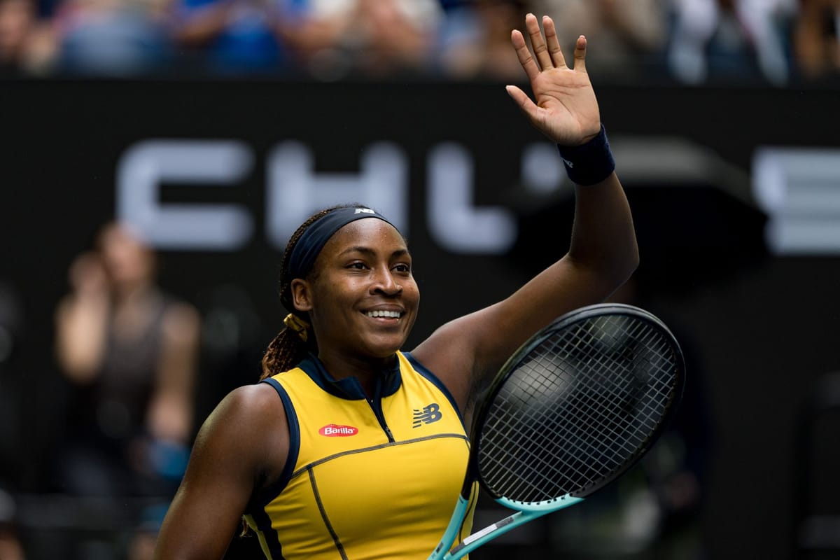 "I have not met Coco Gauff... She's got such an effortless style and ...