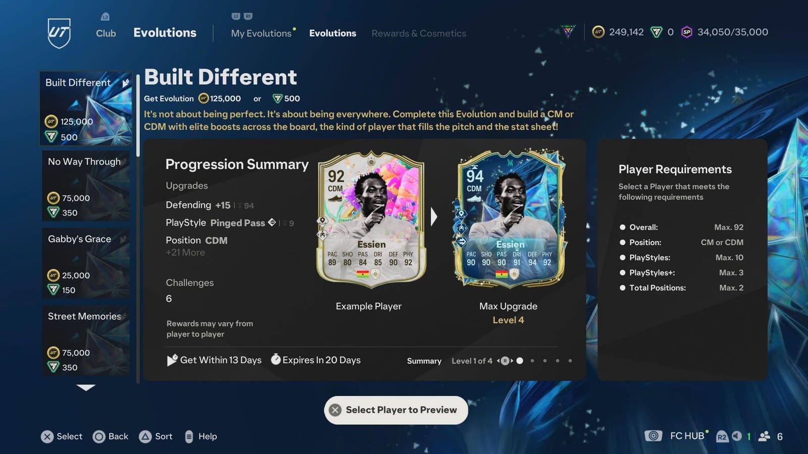 EA FC 25 Built Different Evolution guide: Best players to use, all upgrades, requirements, and more