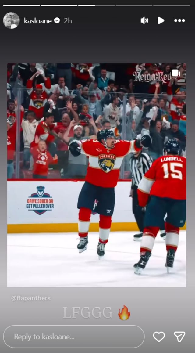 Brad Marchand’s wife Katrina drops one-word hype message after Panthers ...