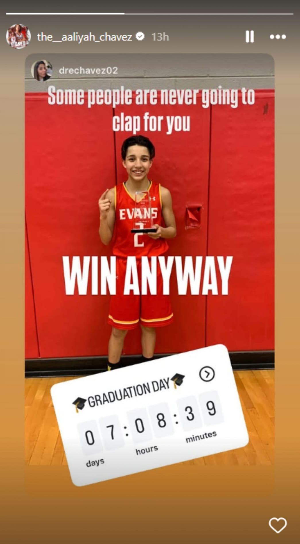 "Last senior Sunday": Aaliyah Chavez reacts as mom Andrea shares a ...