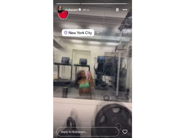 Sha'Carri Richardson shares glimpse of latest gym session in New York ...
