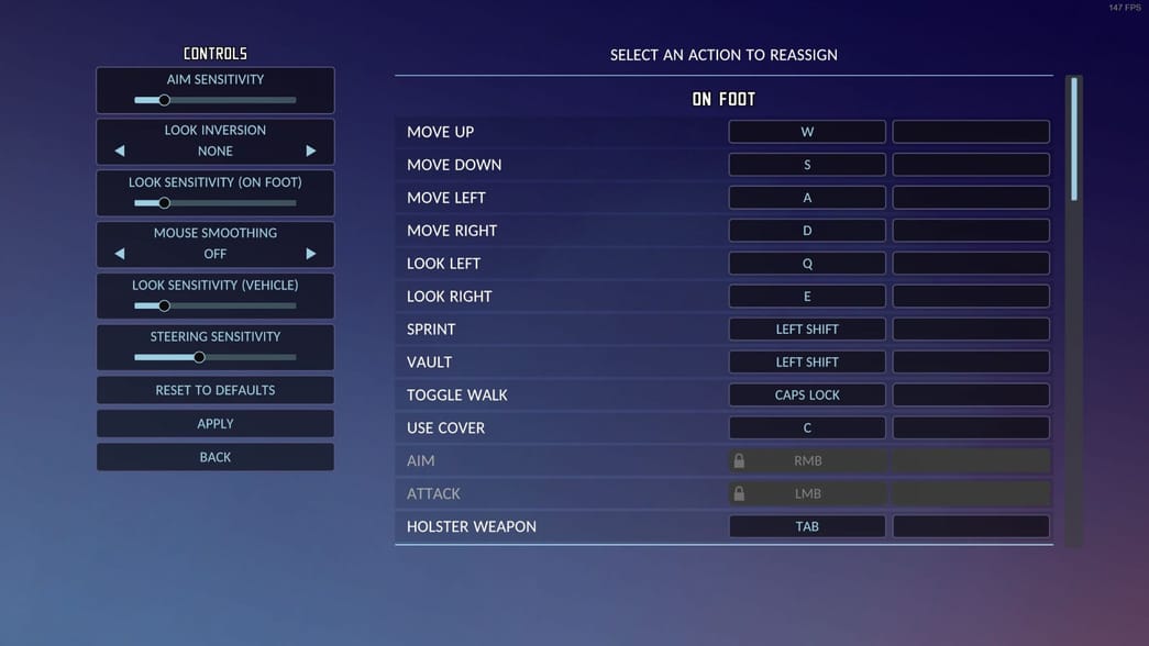 The Precinct: All graphics options and controls