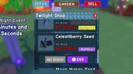 Grow a Garden Celestiberry: How to get, rarity, and harvest value